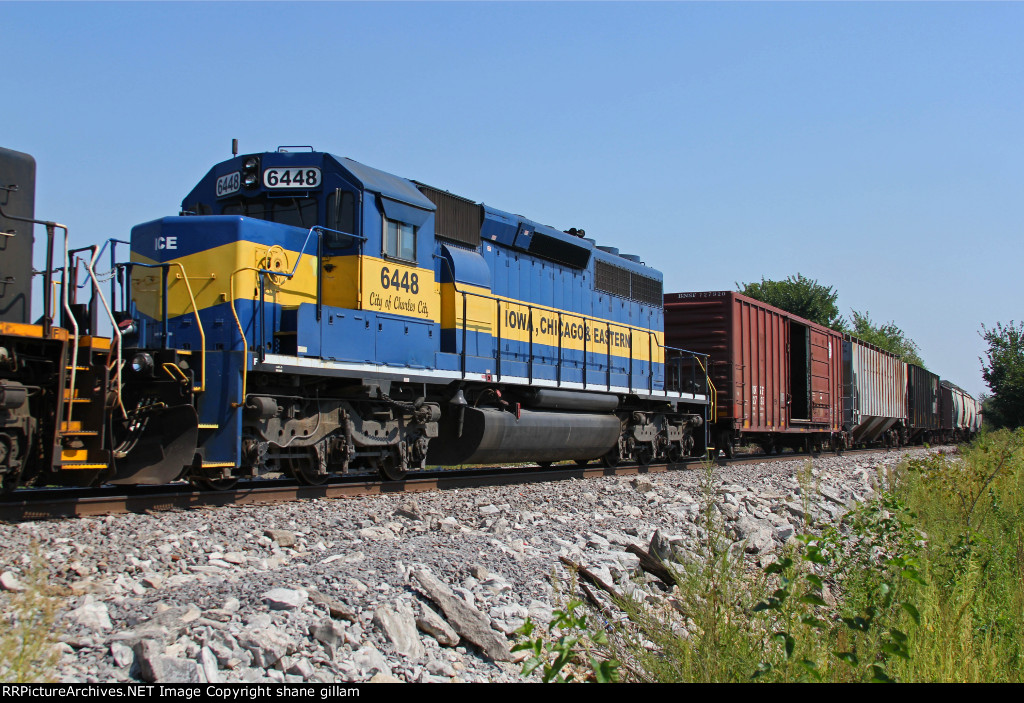 ICE 6448 Roster shot 3rd out on a BNSF freight!